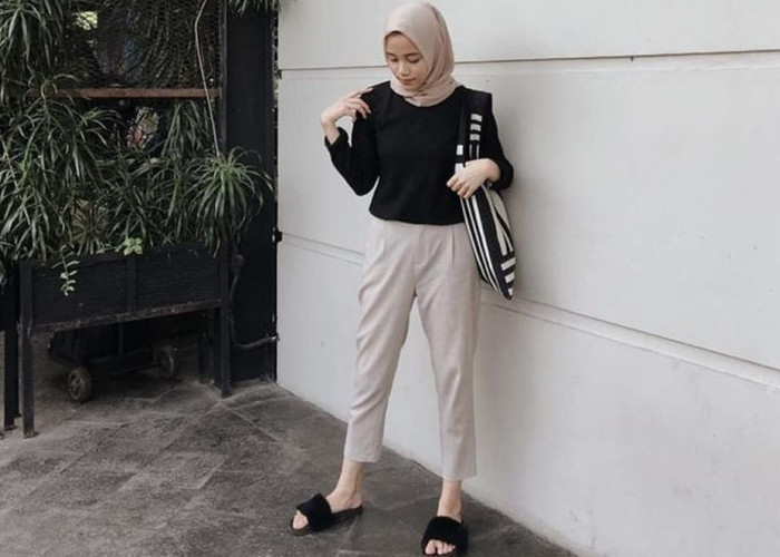 6 Style Hijab dengan Ankle Pants, Bisa Dijadikan Outfit Harian yang Simpel Tapi Modis